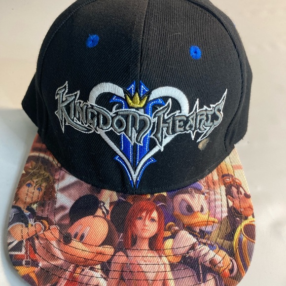 Disney | Accessories | Kingdom Hearts Anime Snapback Baseball Cap ...